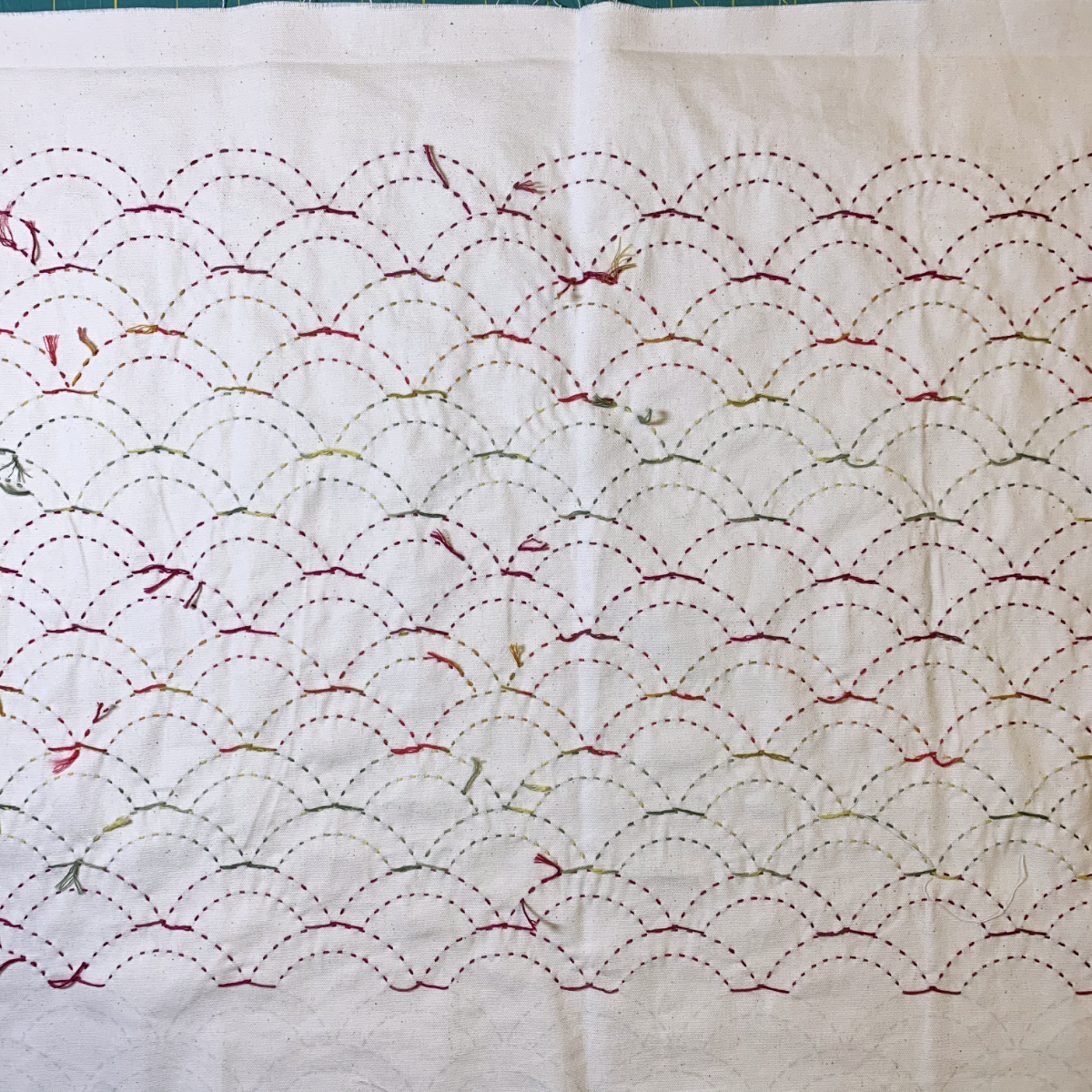 Sashiko Rainbow Waves – A love for both the common fiber and the ...