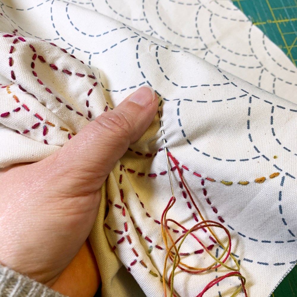 Sashiko Rainbow Waves – A love for both the common fiber and the ...