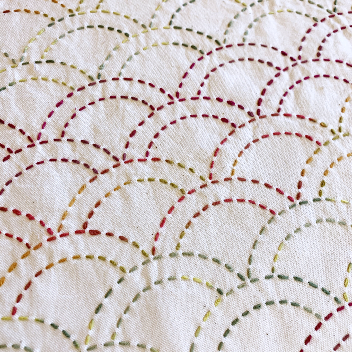 Sashiko Rainbow Waves – A love for both the common fiber and the ...
