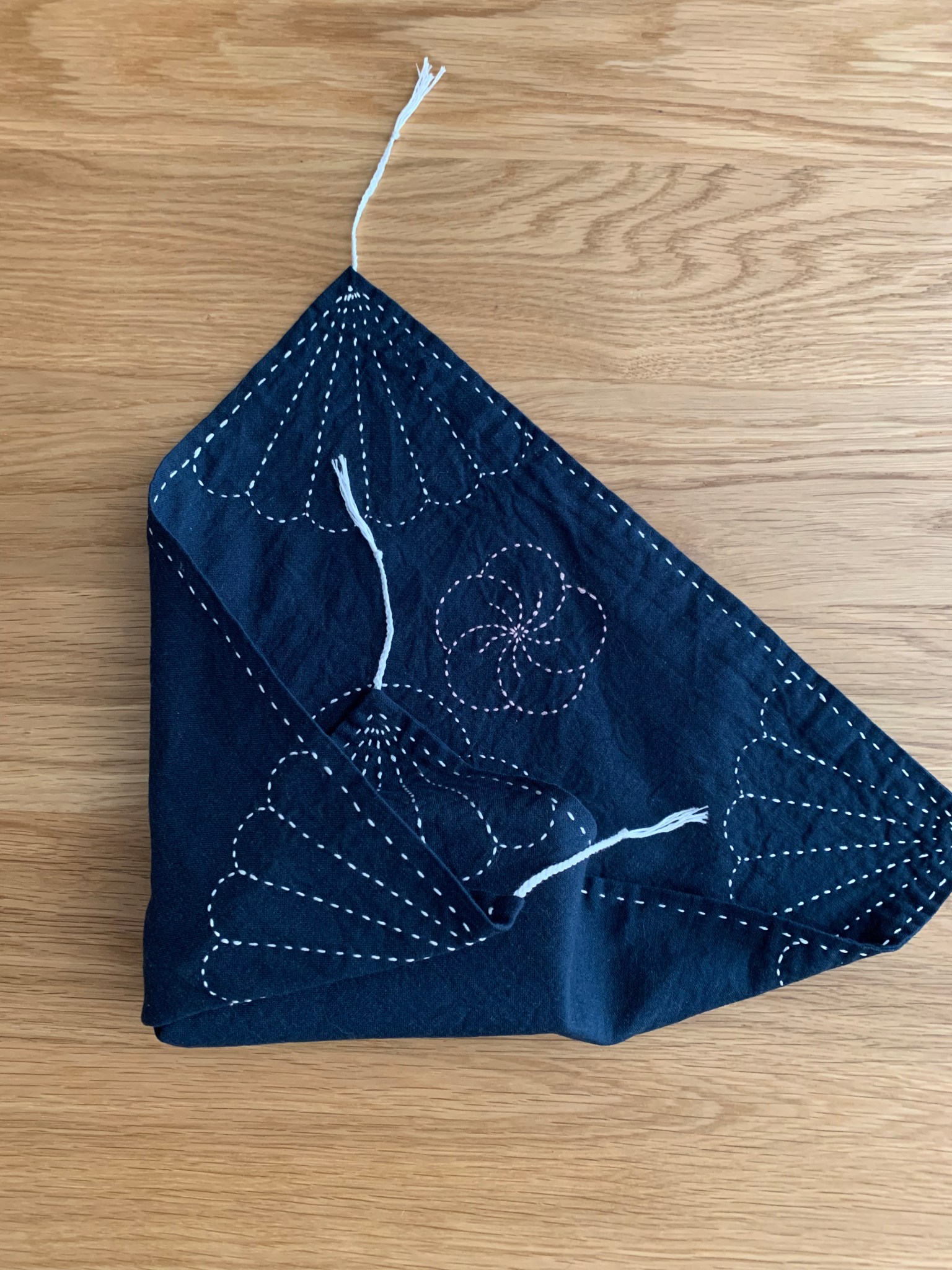 Stitching a Sashiko Fukin (hand or dish cloth) Sampler – Easy Level – A ...